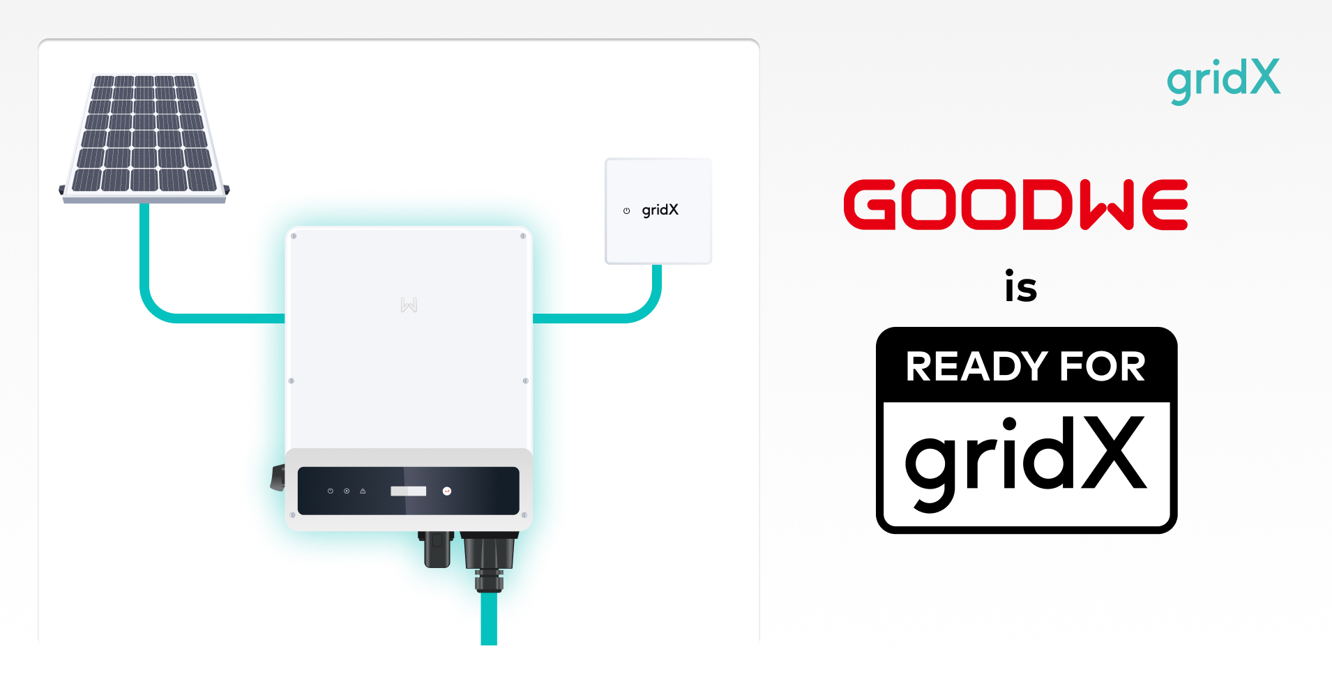 gridX Press Release: gridX announces GoodWe as second "Ready for gridX" partner